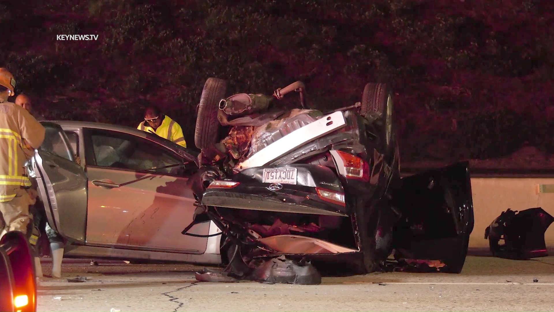 4 Injured in 110 Freeway Multi-Vehicle Crash Involving All Lanes of ...